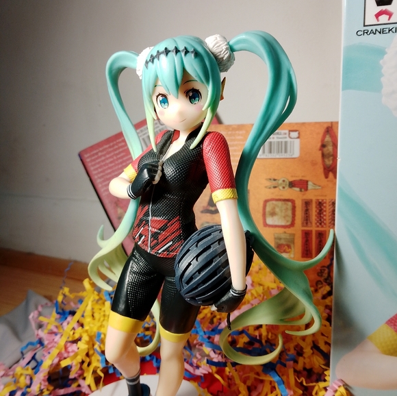 Other | Cycling Anime Figure With Helmet | Poshmark
